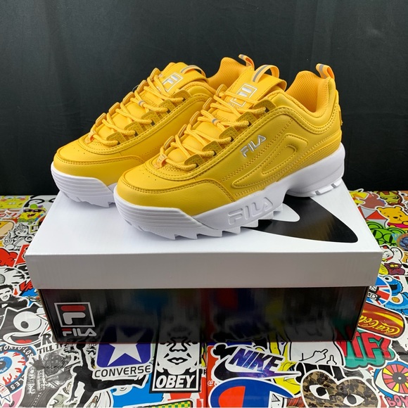 Fila | Shoes | Fila Disruptor 2 Vibrant Yellow Womens Various Sizes ...